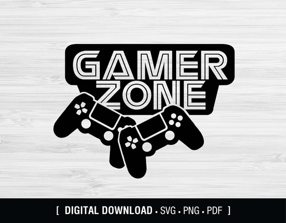 Gamer Zone Svg Controller Gaming Svg Digital Download | Etsy