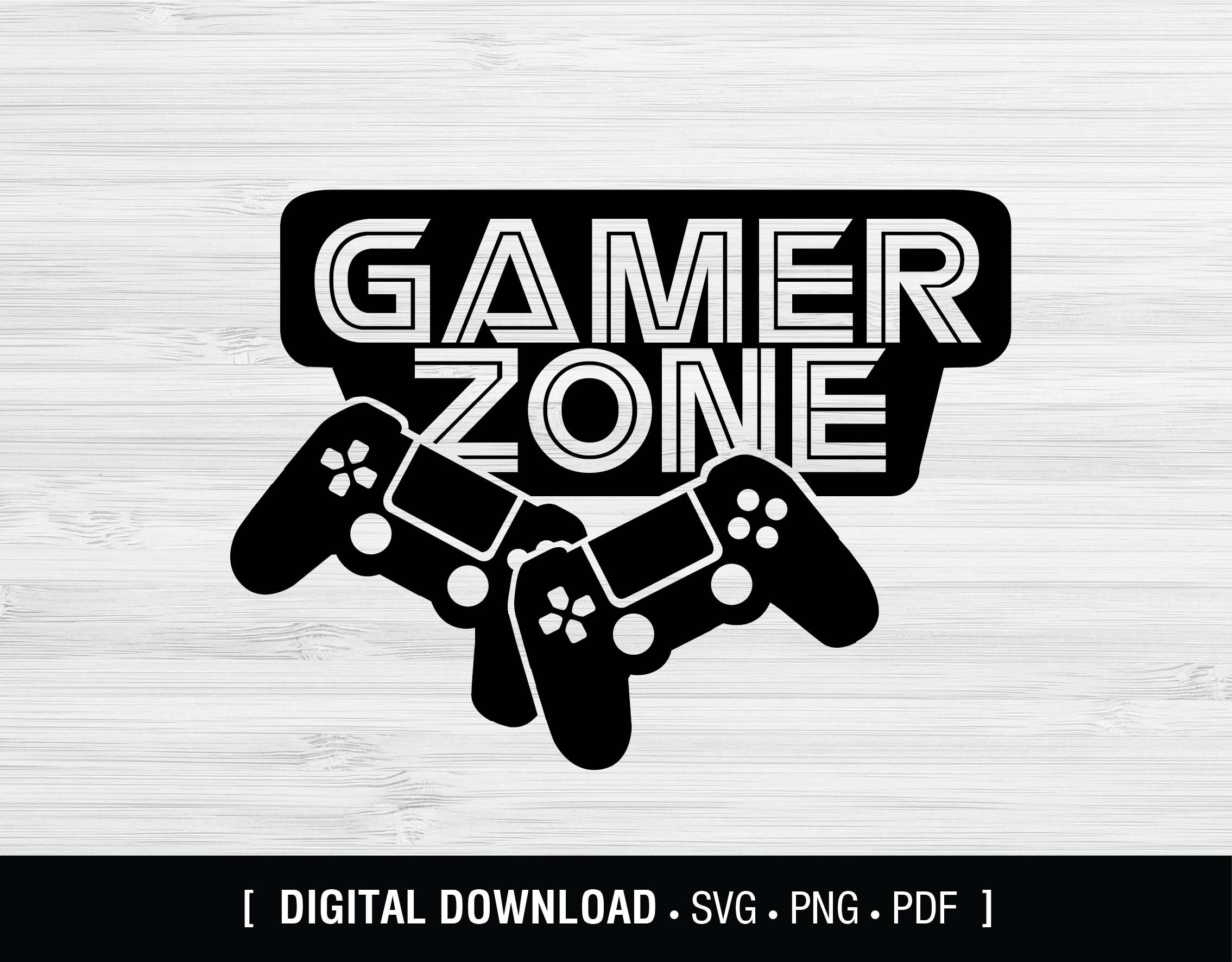 Gamer Zone Svg, Controller Gaming Svg, Digital Download - Etsy