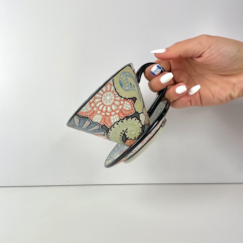 Pour Over Coffee Mug - Etsy