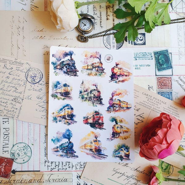 Train Sticker - Etsy