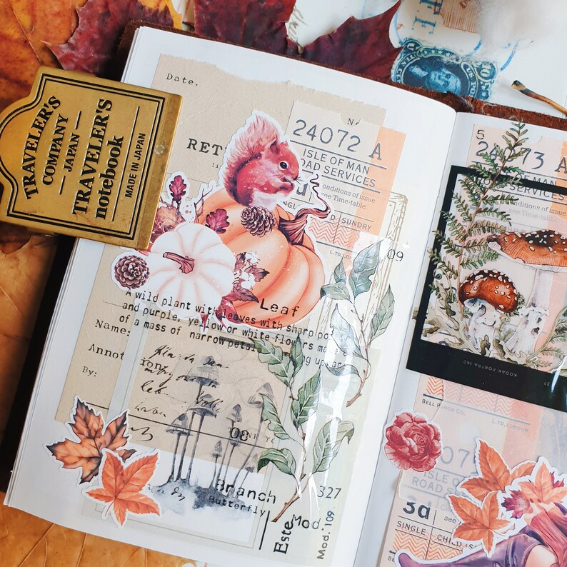 Cozy Autumn Day Stickers: Matte Vinyl Planner Stickers - Etsy