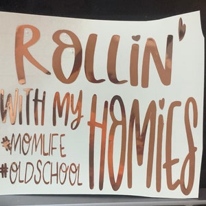 Rollin With My Homies momlife oldschool - Etsy