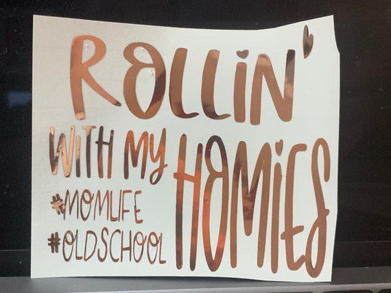 Rollin with my homies momlife oldschool | Etsy