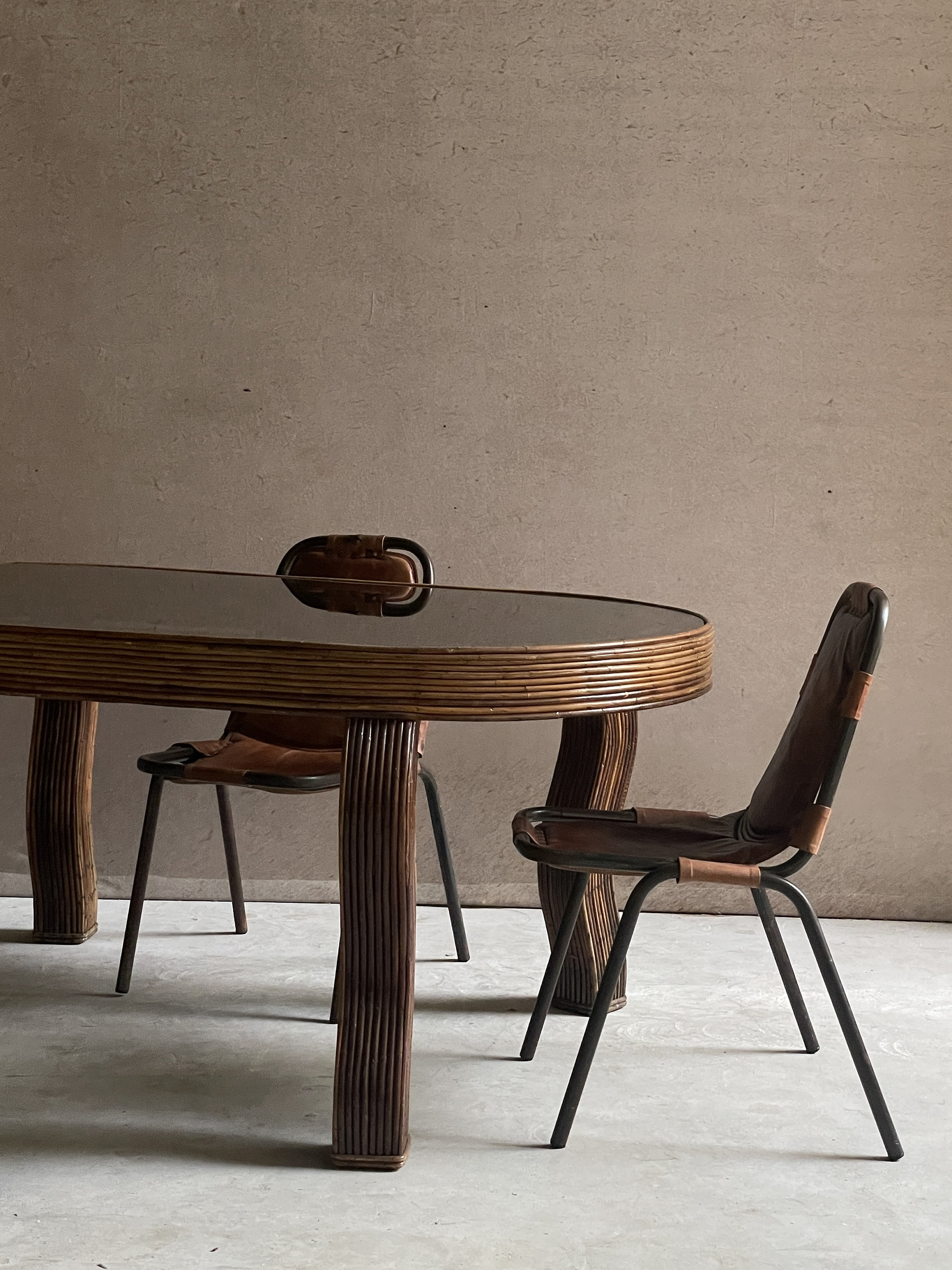 Vintage Pencil Reed Wavy Leg Dining Table Organic Coastal - Etsy