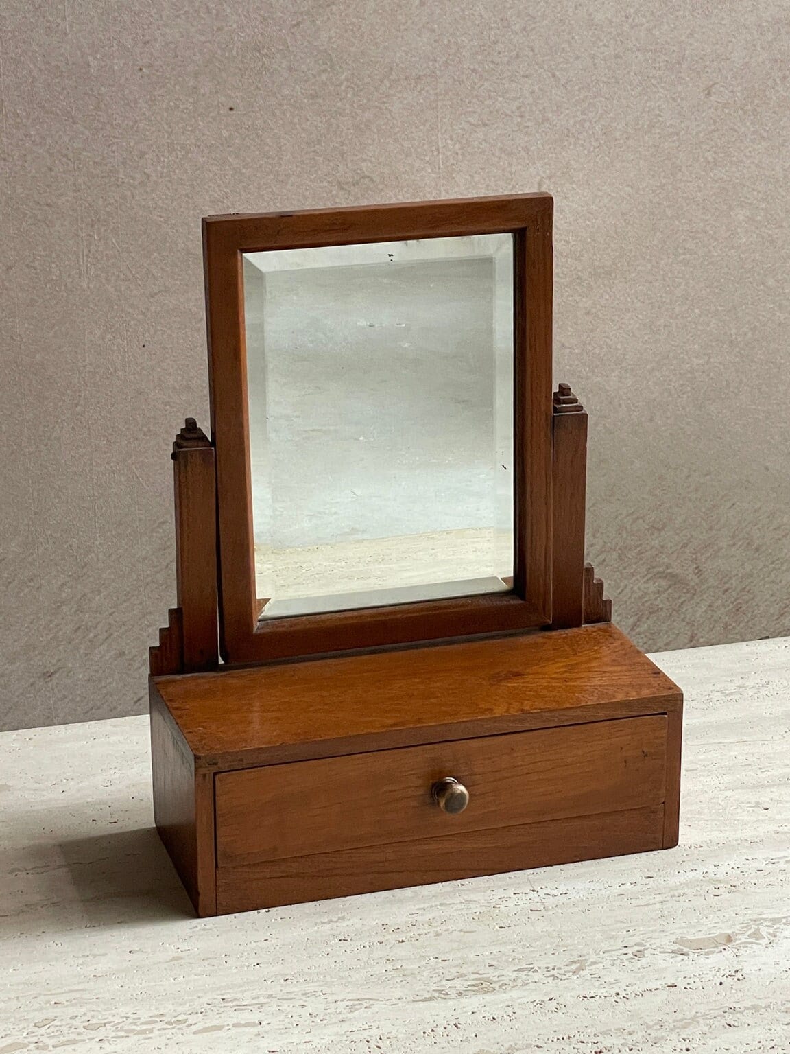 Antique Art Deco Shaving Mirror Cabinet - Etsy