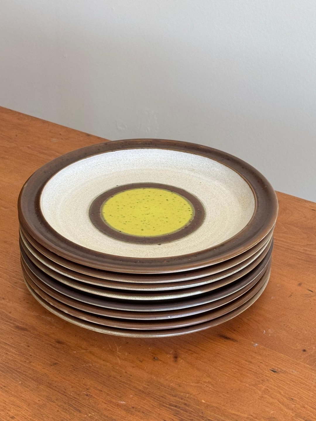 1970s Denby England "potters Wheel" Dinner Plates 8 - Etsy