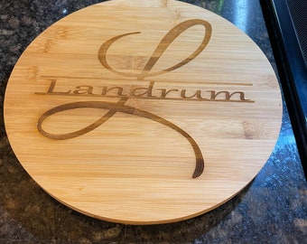 Engraved Lazy Susan Turntable - Etsy