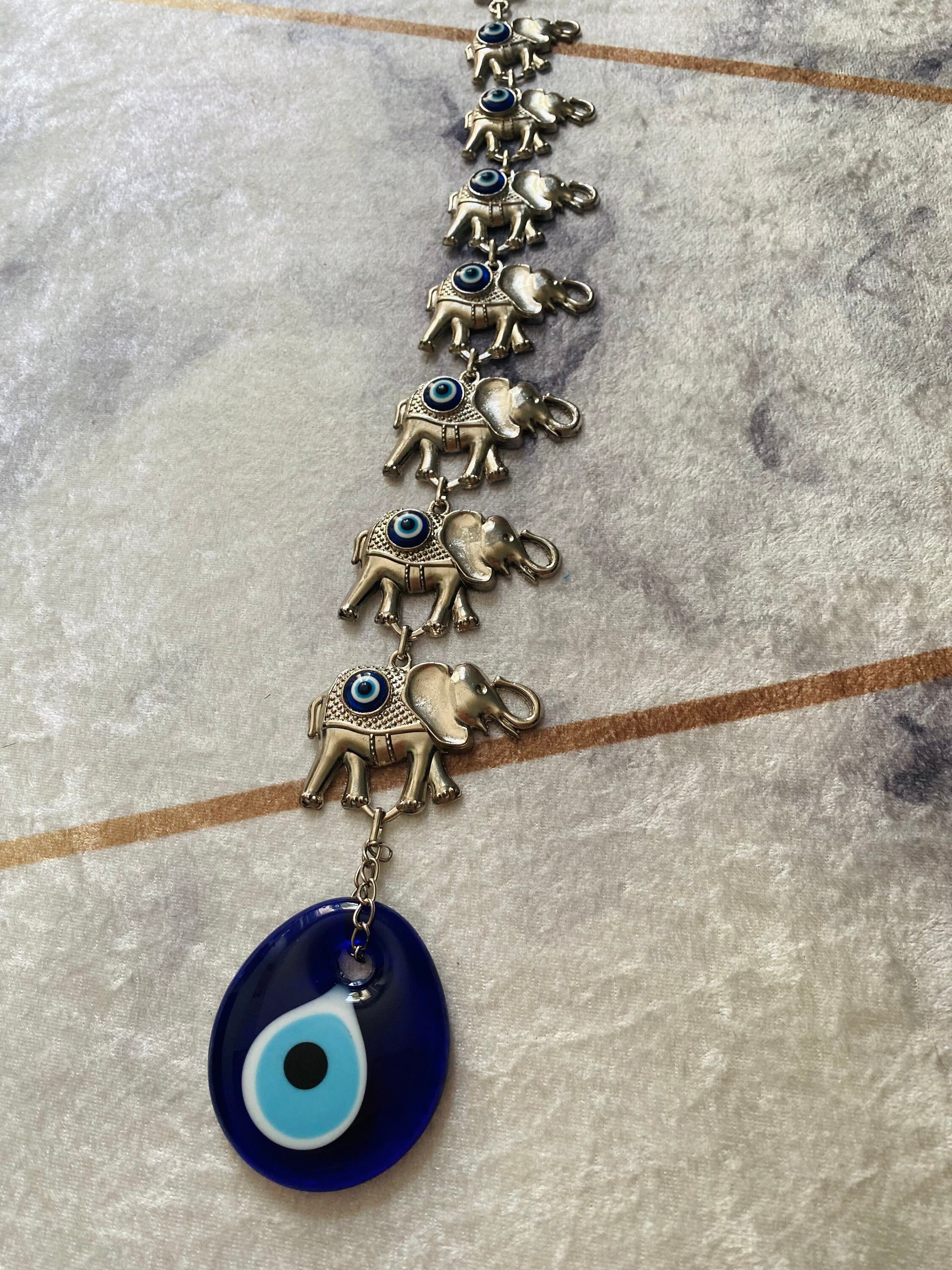Evil Eye Wall Hanging Evil Eye With Elephants evil Eye - Etsy