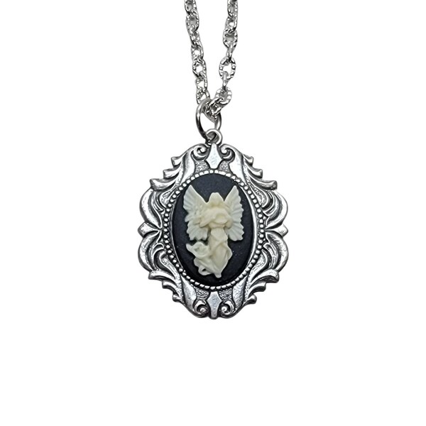 Angel Cameo Necklace - Etsy