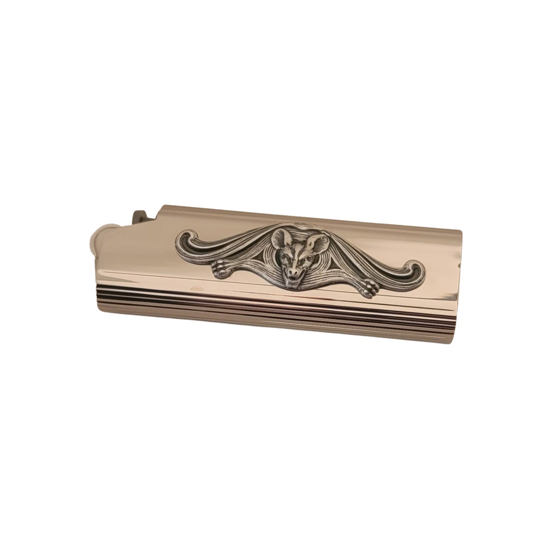 Handmade Silver Bat Cigarette Lighter Case Cover - Etsy