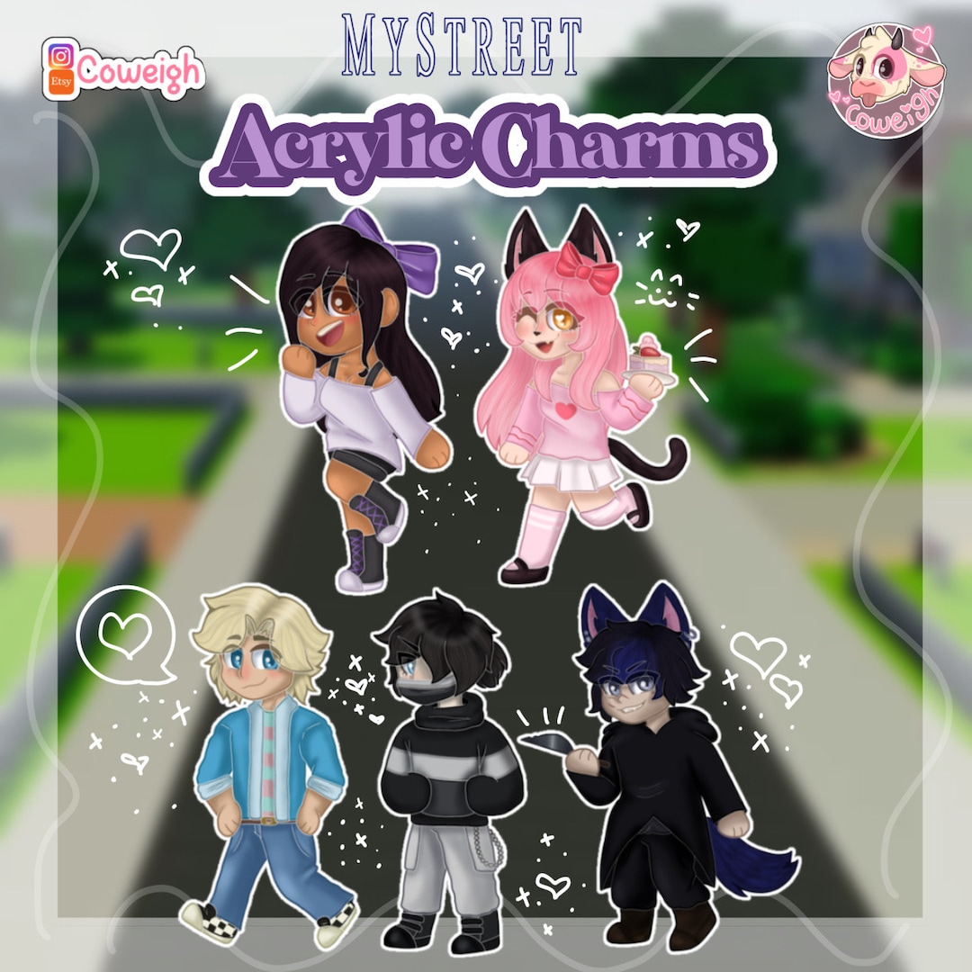 Mystreet Keychains, Aphmau Acrylic Charms, Minecraft Roleplay Merch ...
