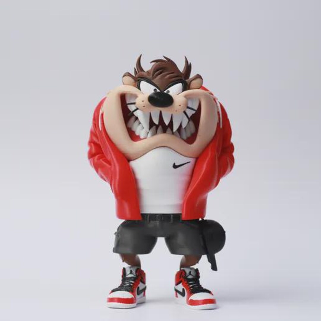 Taz-inspired 3D Model STL – Urban Streetwear Cartoon Figurine for 3D ...