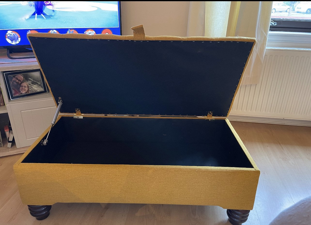 Handmade Chesterfield Footstool Ottoman Storage Box in New - Etsy UK