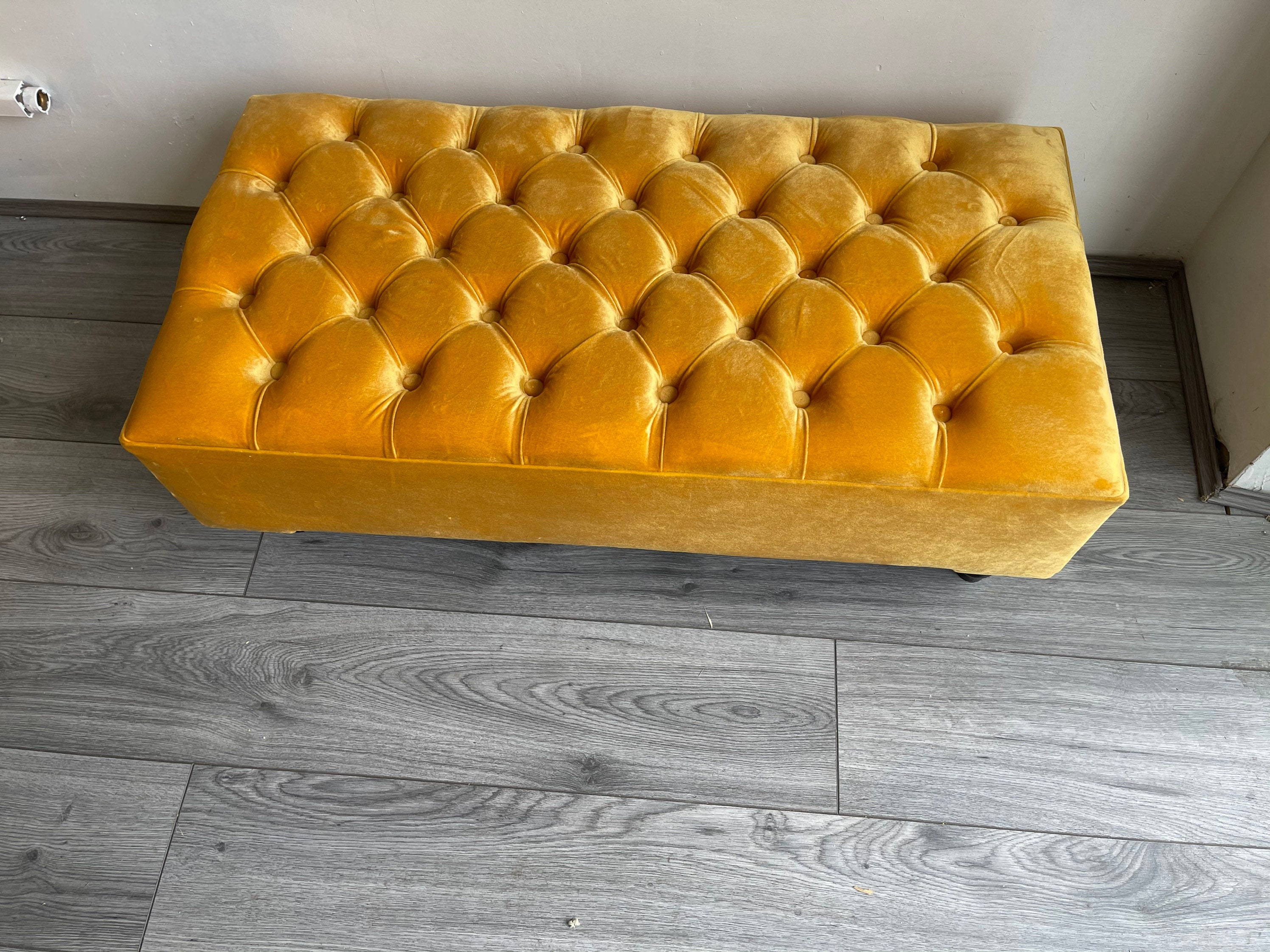 Handmade Chesterfield Traditional Footstool Coffee Table - Etsy UK