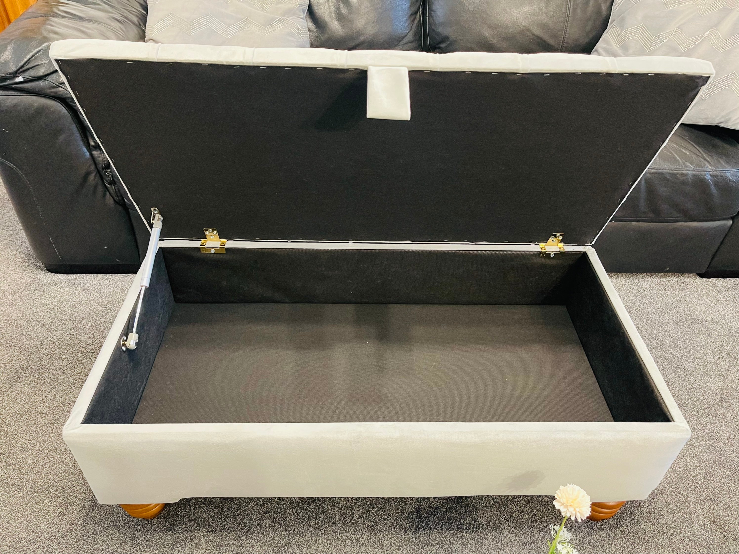 Handmade Chesterfield High End Upholstered Footstool Footrest - Etsy UK