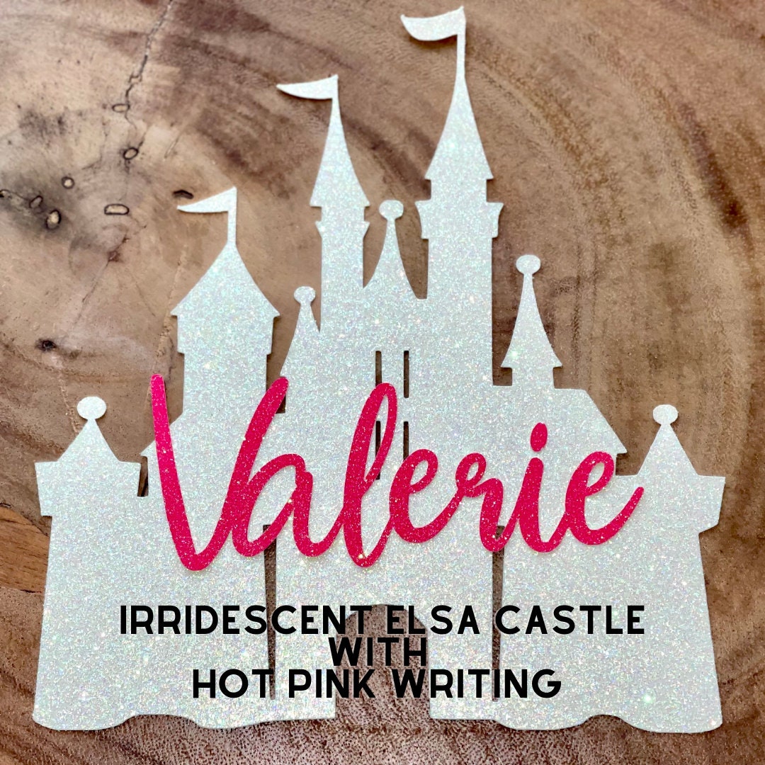 Personalized Disney Princess Castle Cake Topper - Etsy