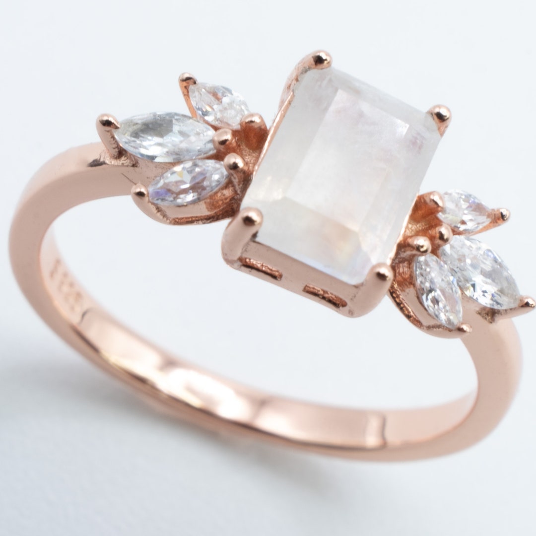 Guardian Moonstone Ring, Promise Ring, Statement Ring, Gift for Women ...
