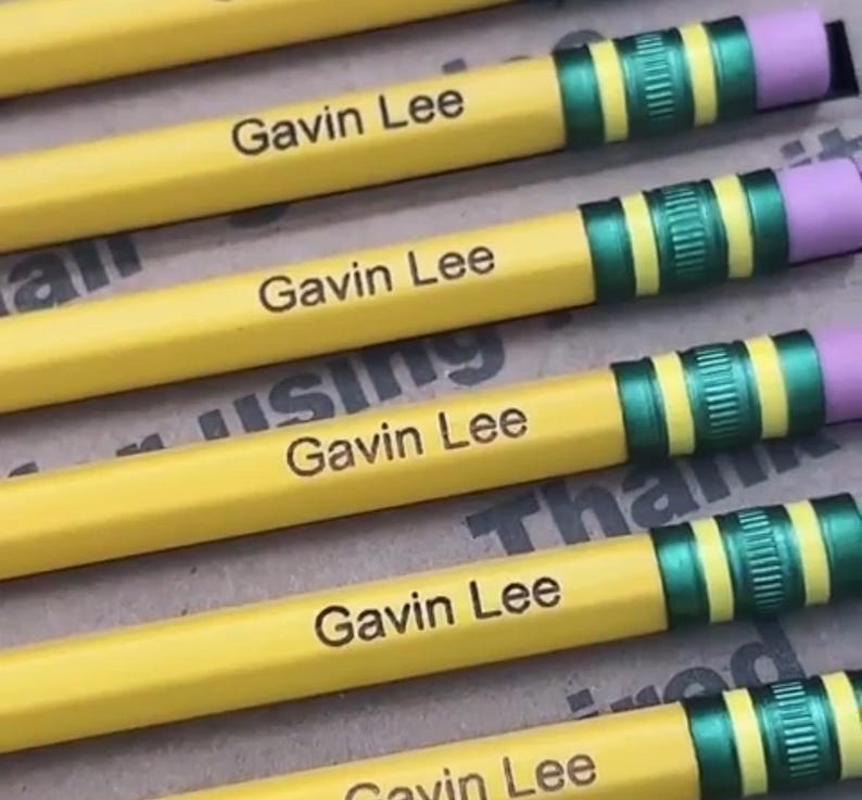 Bible Verse Pencils, Back to School, Personalized Pencils, Birthday ...