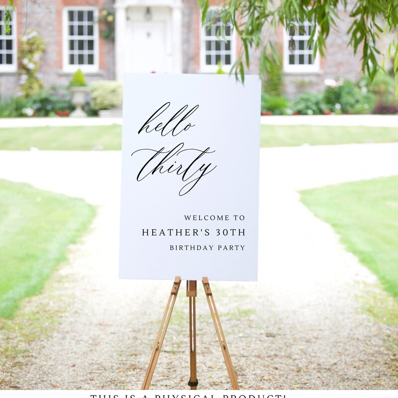 Birthday Party Sign - Etsy