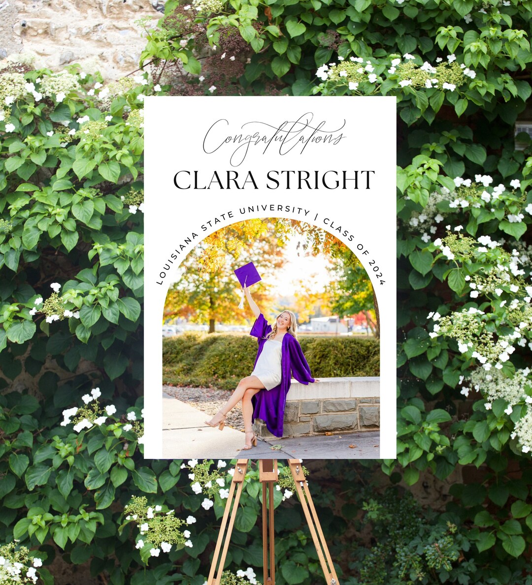 Senior Picture Graduation Sign | Graduation Party Welcome Sign ...