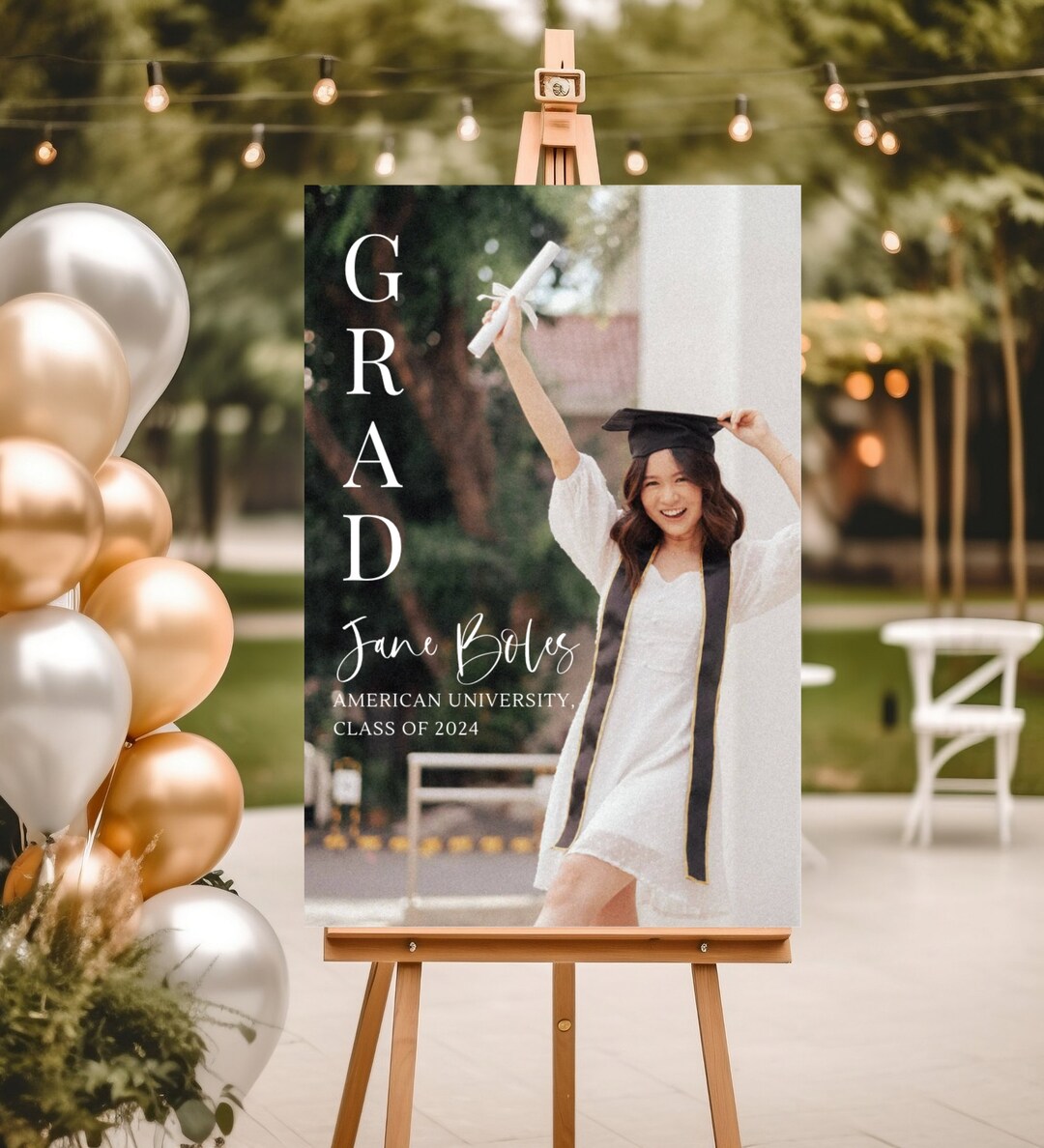 Senior Picture Graduation Sign | Graduation Party Welcome Sign ...