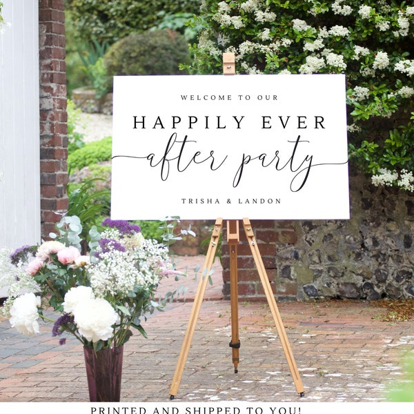 Wedding After Party Welcome Sign - Etsy