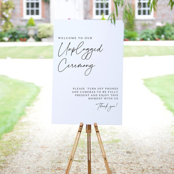 Unplugged Wedding - Etsy