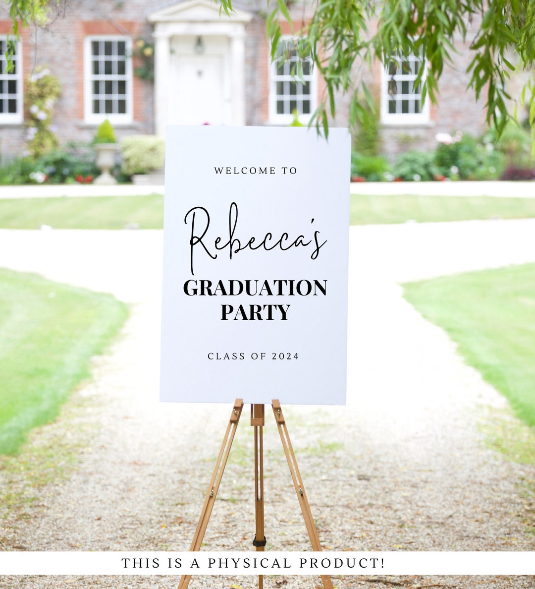 Graduation Party Welcome Sign Custom Graduation Party Sign Printed Grad ...