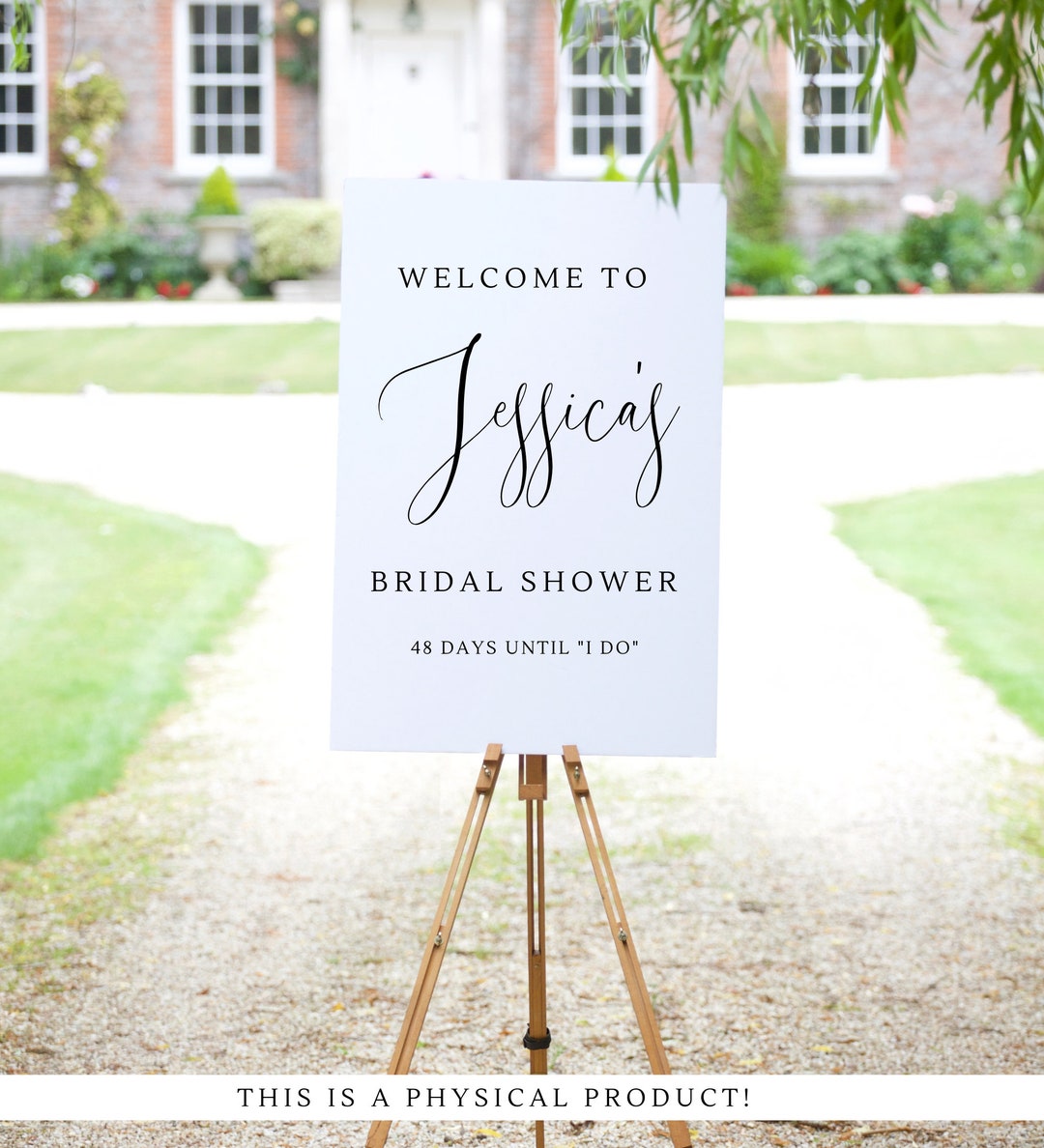 Bridal Shower Welcome Sign Custom Shower Sign Bridal Shower Sign Shower ...