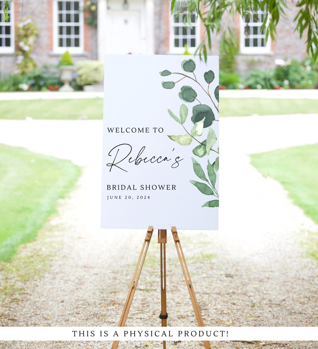 Bridal Shower Welcome Sign Custom Shower Sign Bridal Shower Sign Shower ...