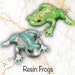 Handmade Resin Frog - Etsy