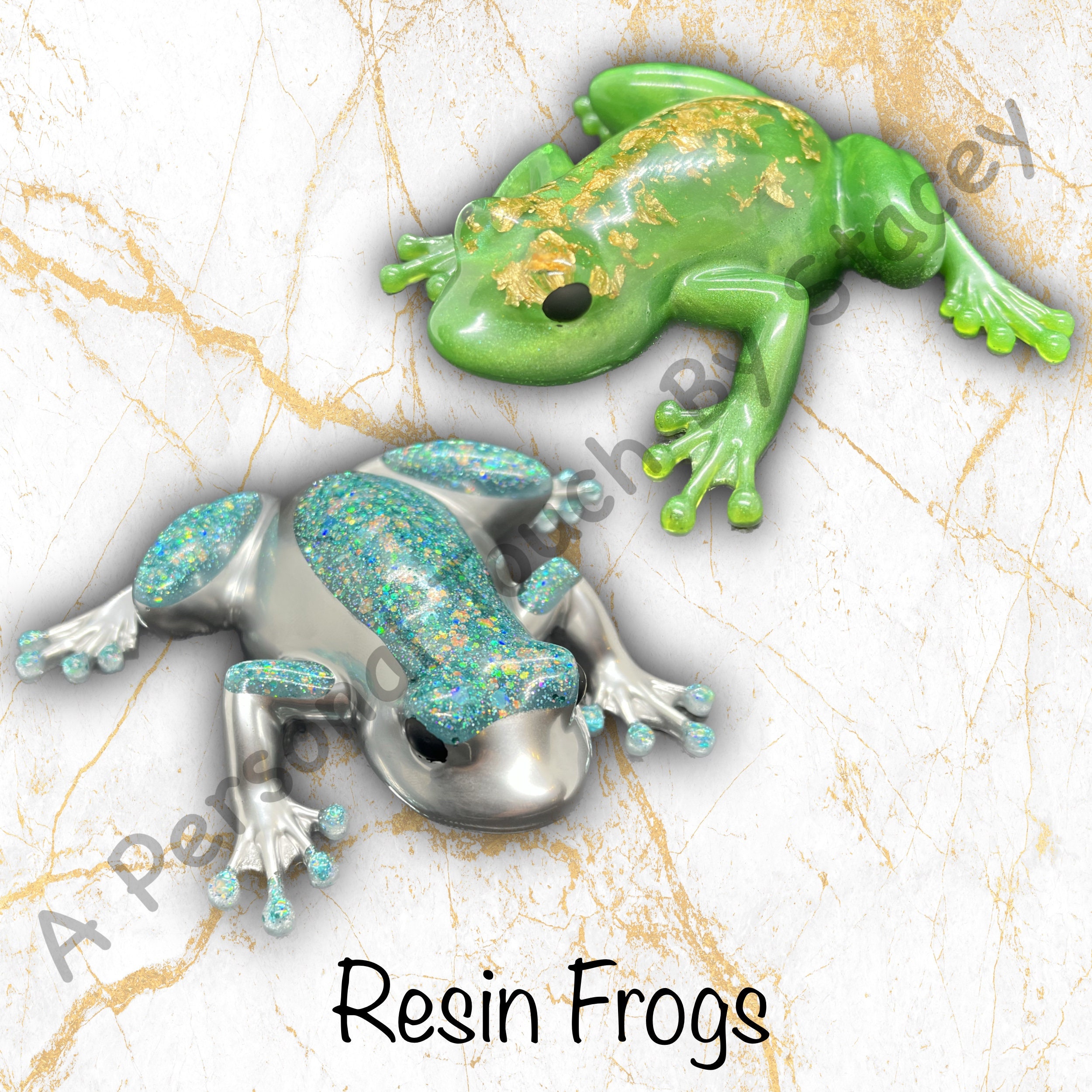 Handmade Resin Frog - Etsy
