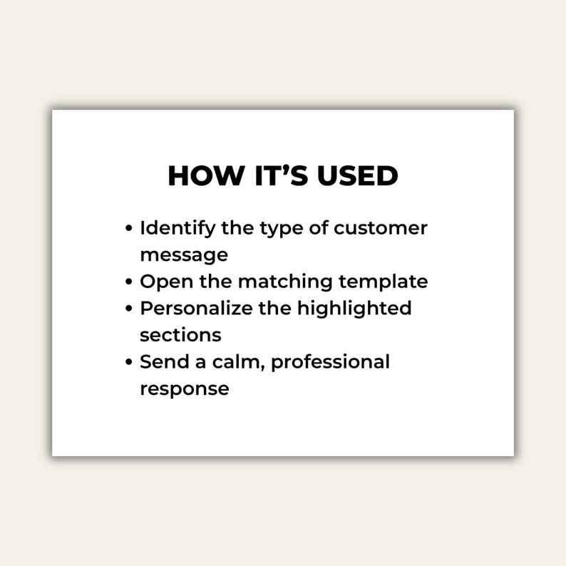 6 Customer Service Message Templates for Etsy Sellers | Refunds ...