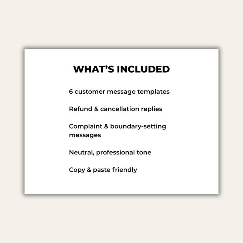 6 Customer Service Message Templates for Etsy Sellers | Refunds ...