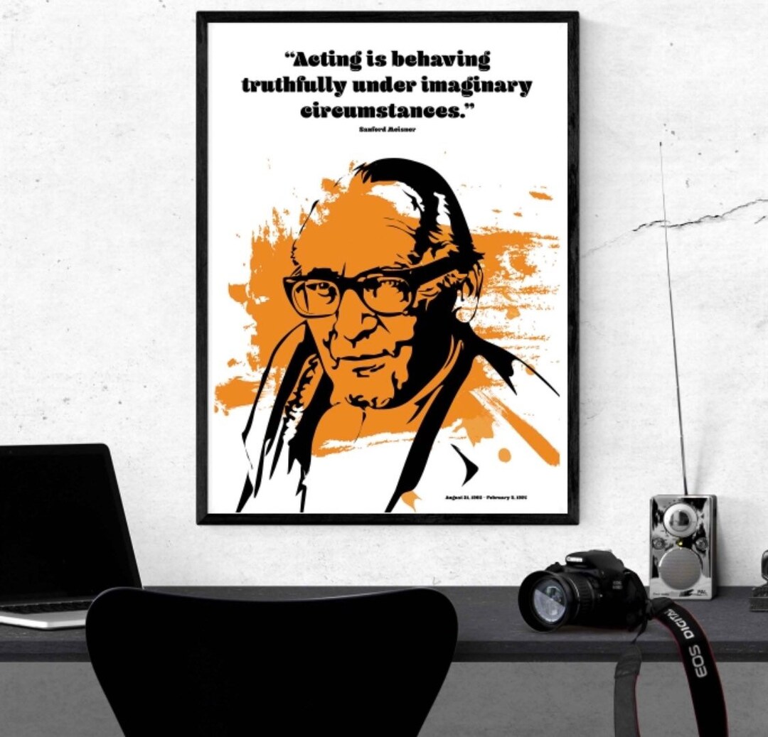 Great Practitioner Sanford Meisner Quote Poster Digital Download - Etsy