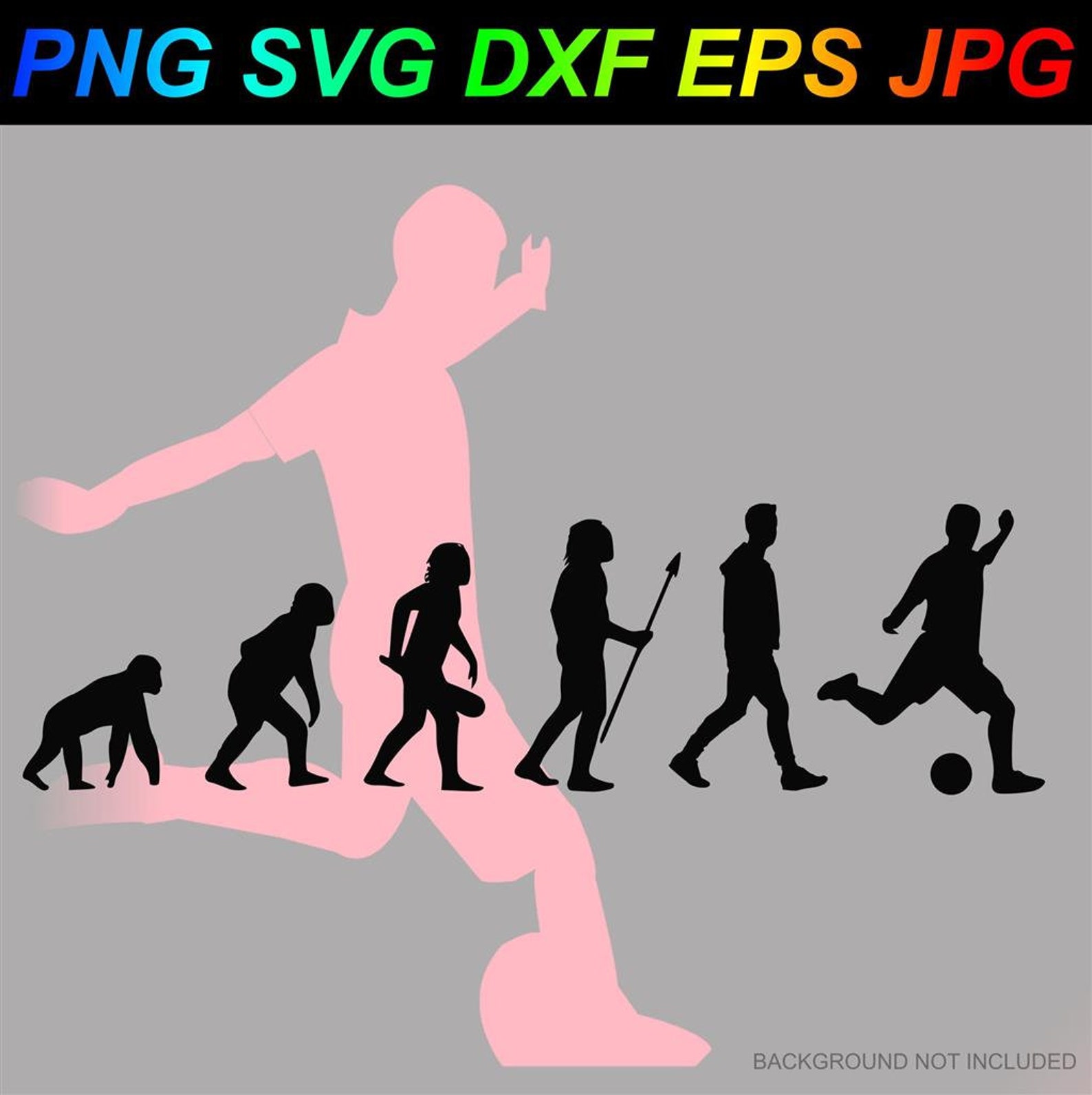 Evolution Of Soccer Ball Outdoor Sports PNG SVG DXF Eps Jpg | Etsy