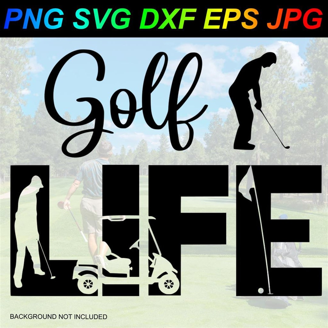 Golf Life Bogey Eagle Birdie Par Putt PNG SVG DXF Eps Jpg - Etsy