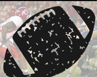 Distressed Football - Etsy
