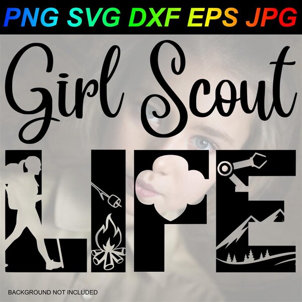 Girl Scout Life Svg - Etsy