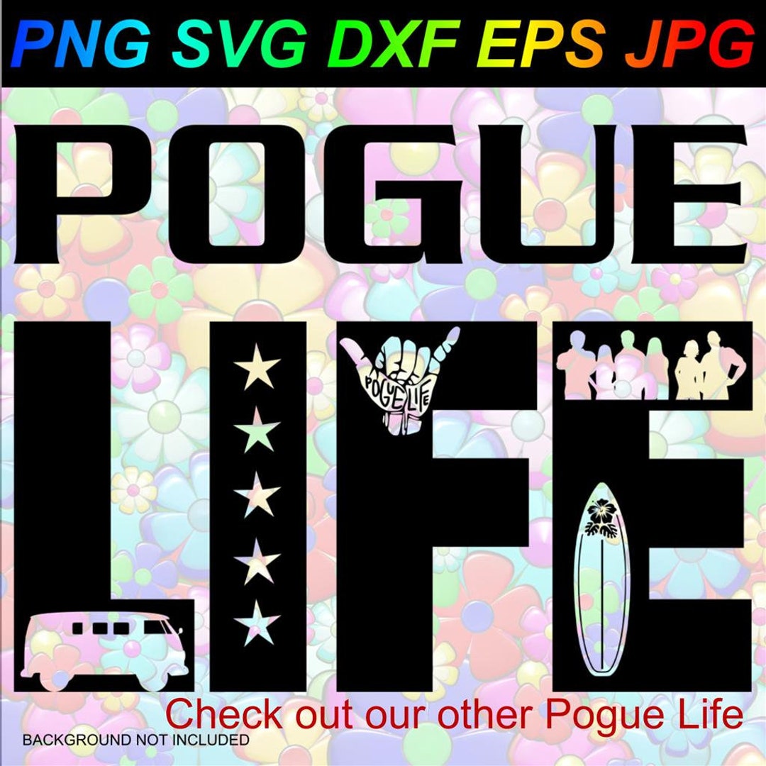 Pogue Life Outer Banks PNG SVG DXF Eps Jpg - Etsy