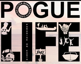 Pogue Life Outer Banks PNG SVG DXF Eps Jpg | Etsy