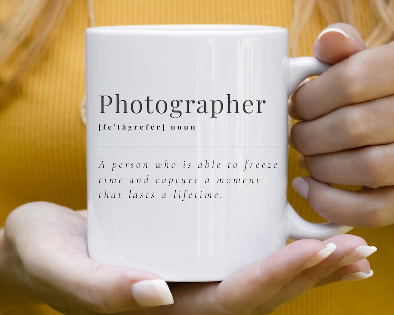 Photographer Cute Dictionary Definition Coffee Mug - Etsy