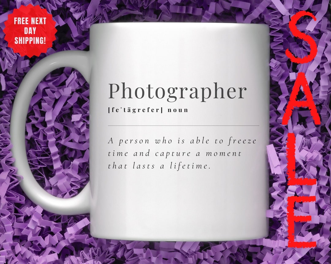 Photographer Cute Dictionary Definition Coffee Mug - Photography Gift ...