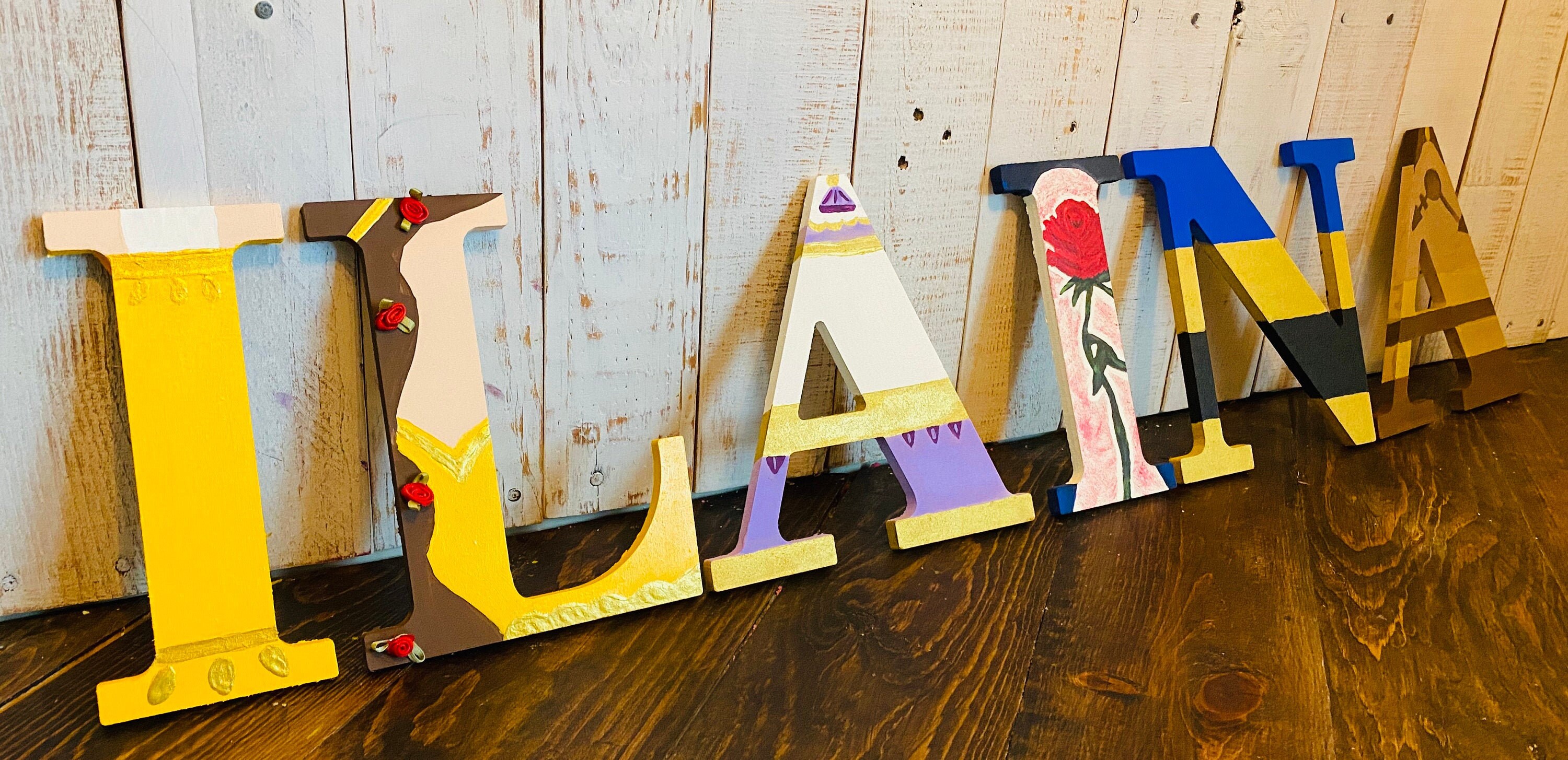 Disney Inspired Wall Letters - Etsy