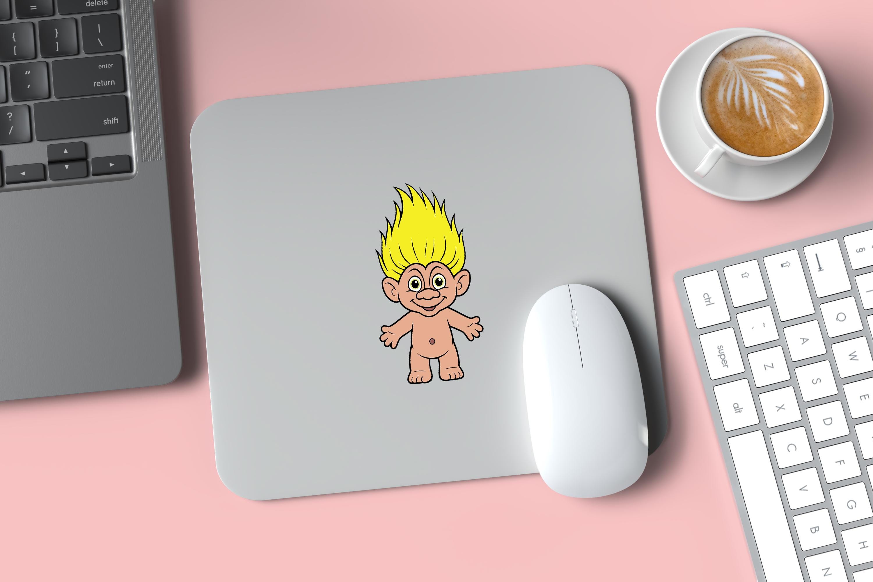 90s Troll PNG Bundle – 6 Cute Retro Troll Clipart Files, Rainbow Hair ...