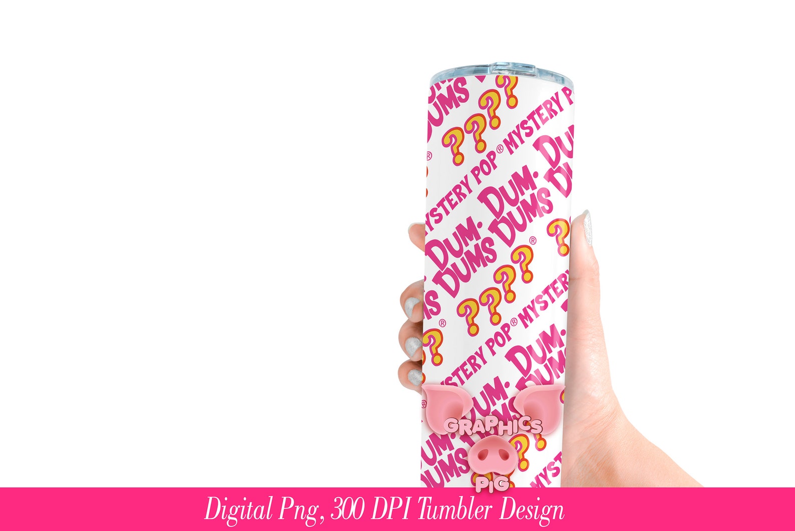 Dum Dums Mystery Pop Digital PNG Tumbler Design - Etsy