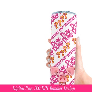 Dum Dums Mystery Pop Digital PNG Tumbler Design - Etsy