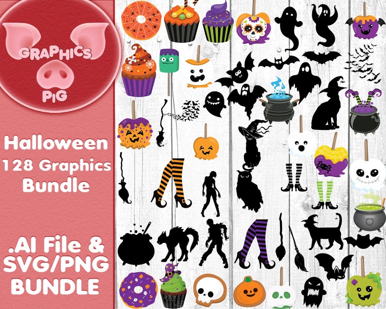 Halloween Design Bundle - Etsy