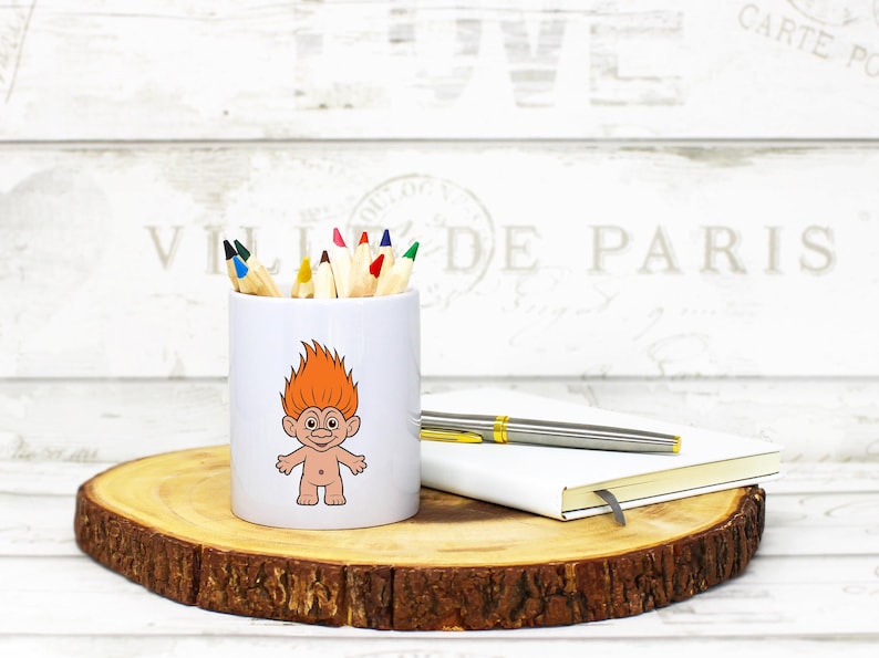 90s Troll PNG Bundle – 6 Cute Retro Troll Clipart Files, Rainbow Hair ...