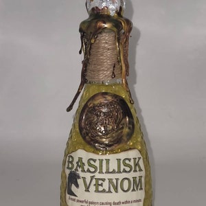 Basilisk Venom Potion Harry Potter Inspired Bottle Swirl - Etsy